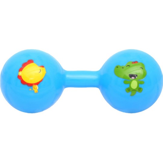 Fisher-Price Dumbbell Ball Baby Toy - Hand Catcher Ball with Sound Bell ...