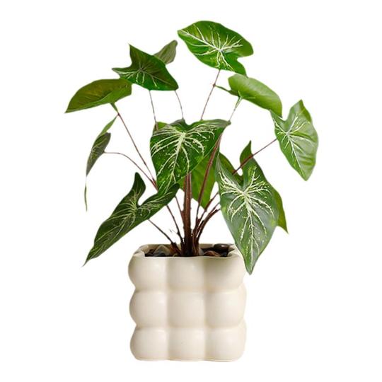 Realistic Artificial Ivy Plant - Turtle Back Leaves Potted - Shenxian Graft