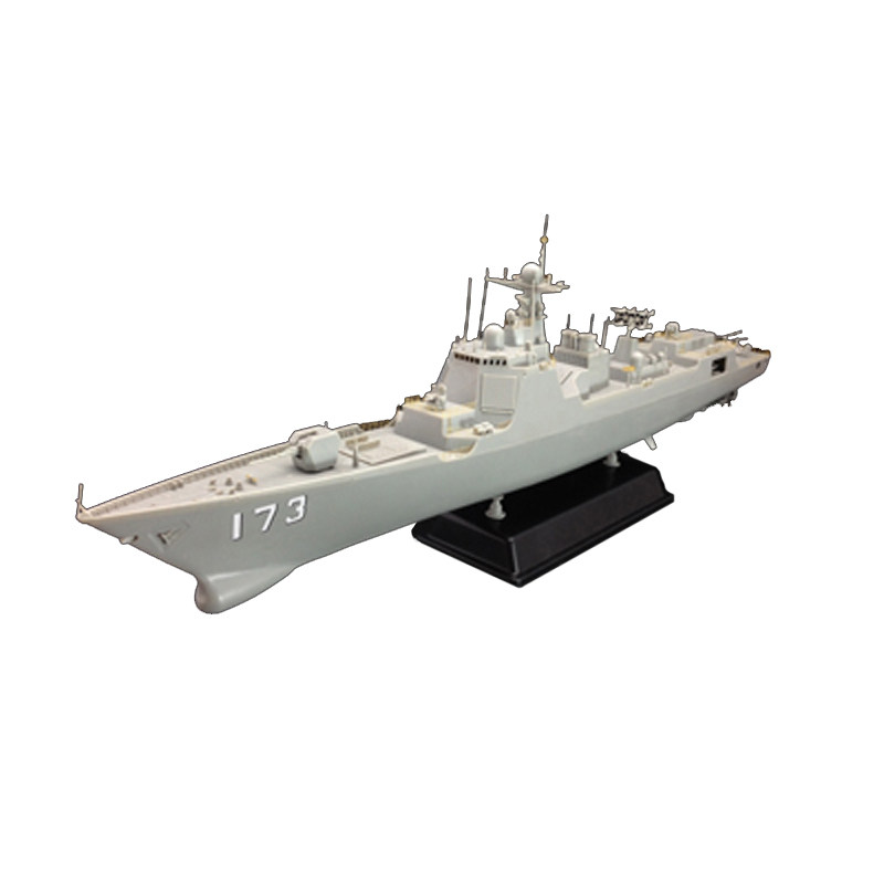 Weijun 1:350 chinese type 052d guided missile destroyer 173 changsha nb.5040 gemonteerd model