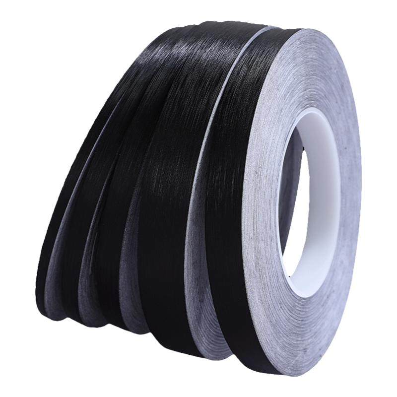 Matt Black Brushed Seam Stickers - PVC Waterproof Tile Strips