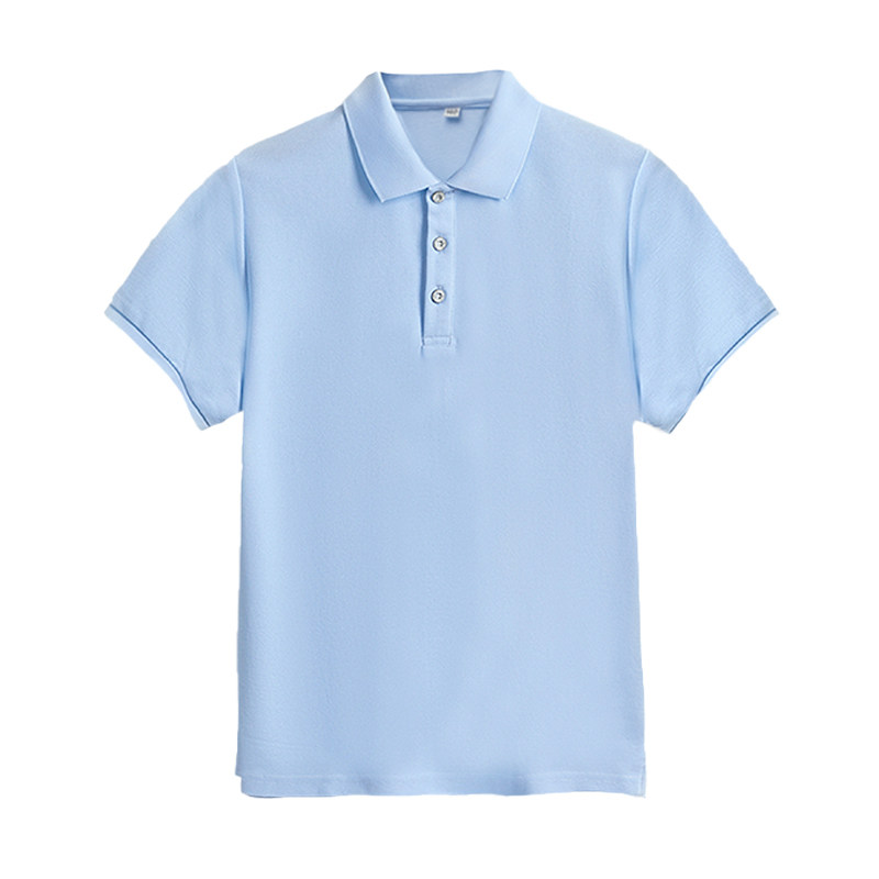 Light Blue Short Sleeve School Uniform - Summer Polo Shirt