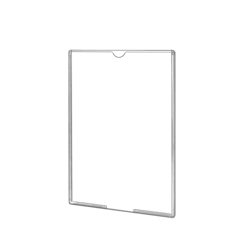 Acrylic Card Slot - Double-Layer Transparent Box for Bulletin Board