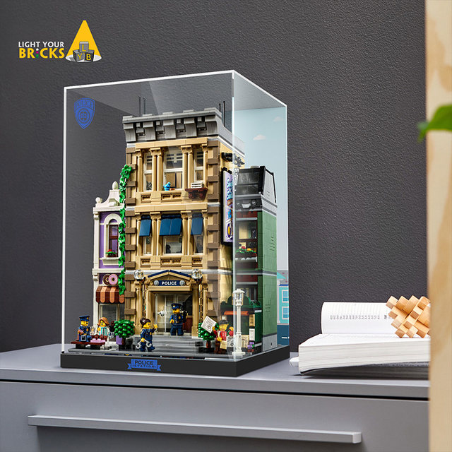 LYB display box is suitable for LEGO Street View Series 10278 Police ...