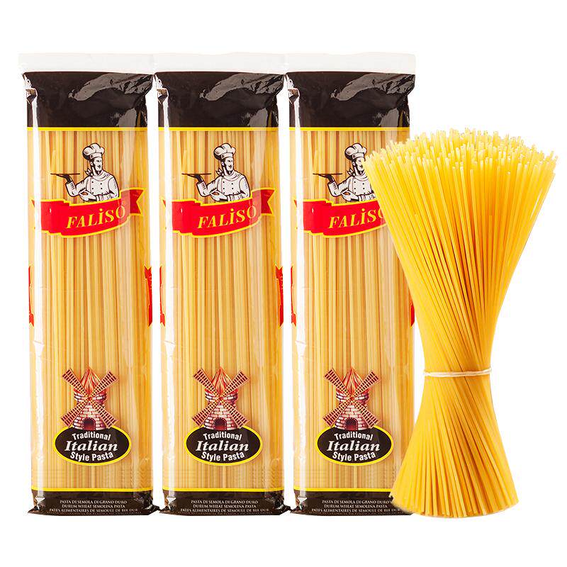 Set de pasta espagueti baja en grasa con salsa