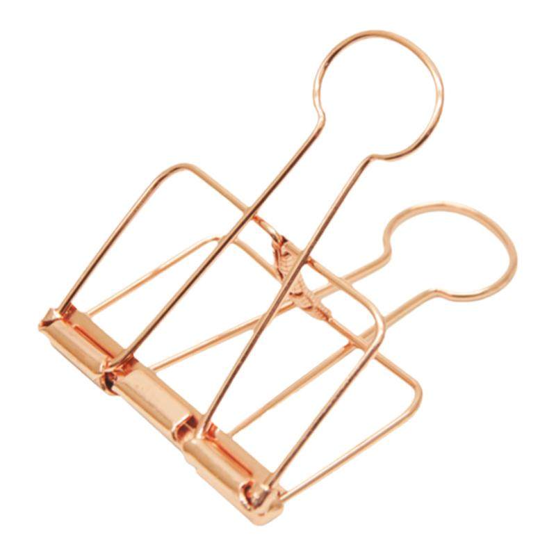 Live Metal Hollow Long Tail Clips - 30mm - Golden