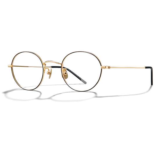 Retro Ultra-Light Titanium Frame Myopia Spectacle Frame 83606 for Women