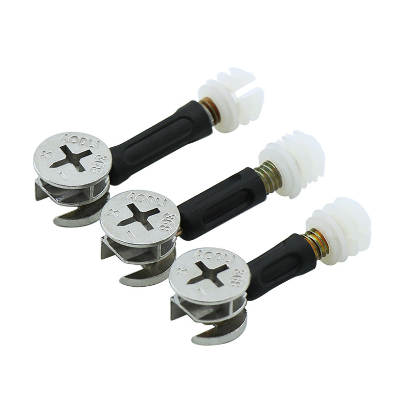 Furniture Three-in-One Connection Piece Bed Wardrobe Drawer Desk Fastener