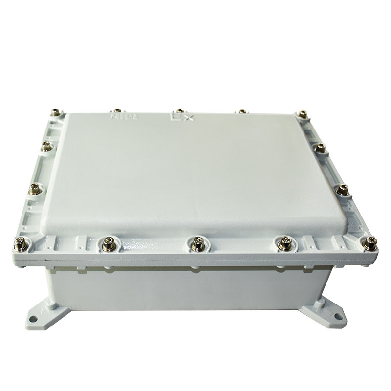 Kabinet distribusi kontrol tombol paduan aluminium kotak kosong tahan ledakan