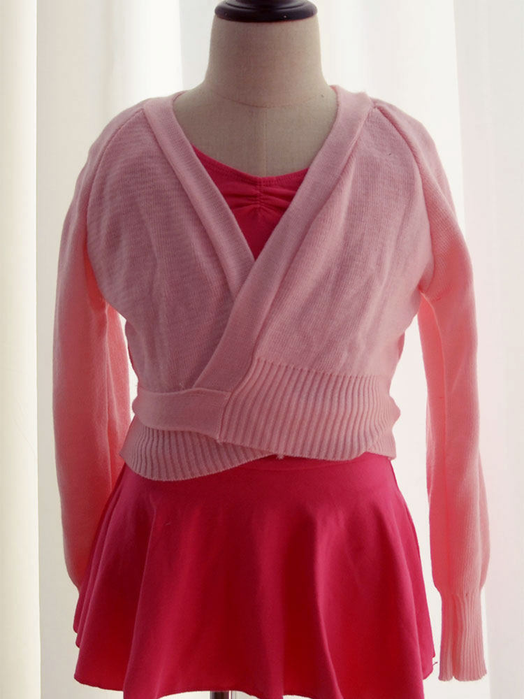 Girls' Dance Suit Long Sleeve Thickened Dance Sweater Jacket Dance ...