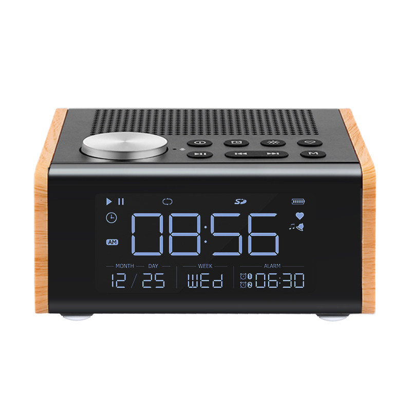 Langi H100 Desktop Radio Alarm Clock Speaker - Multi-Function Timer ...