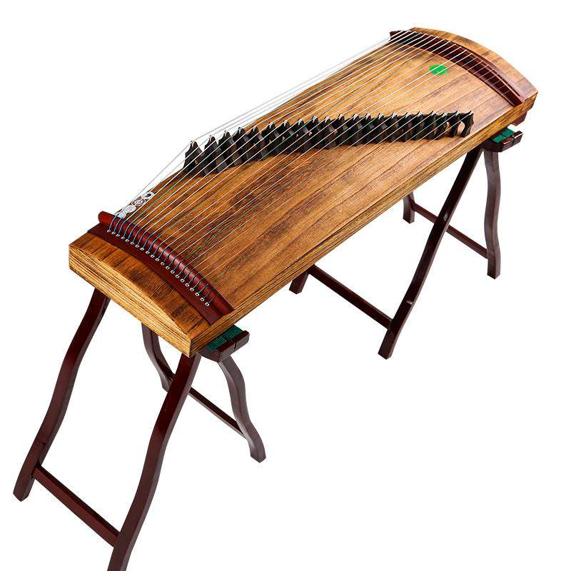 Runyang Portable Mini Guzheng - Solid Wood 21-String Half-Zither for ...