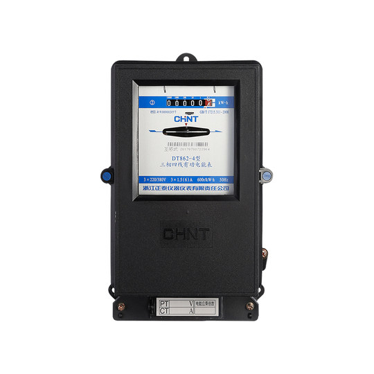 Zhengtai trofazno mjerač električne energije mehanički električni mjerač dt862-4 1.5-6a/60a/100a ...