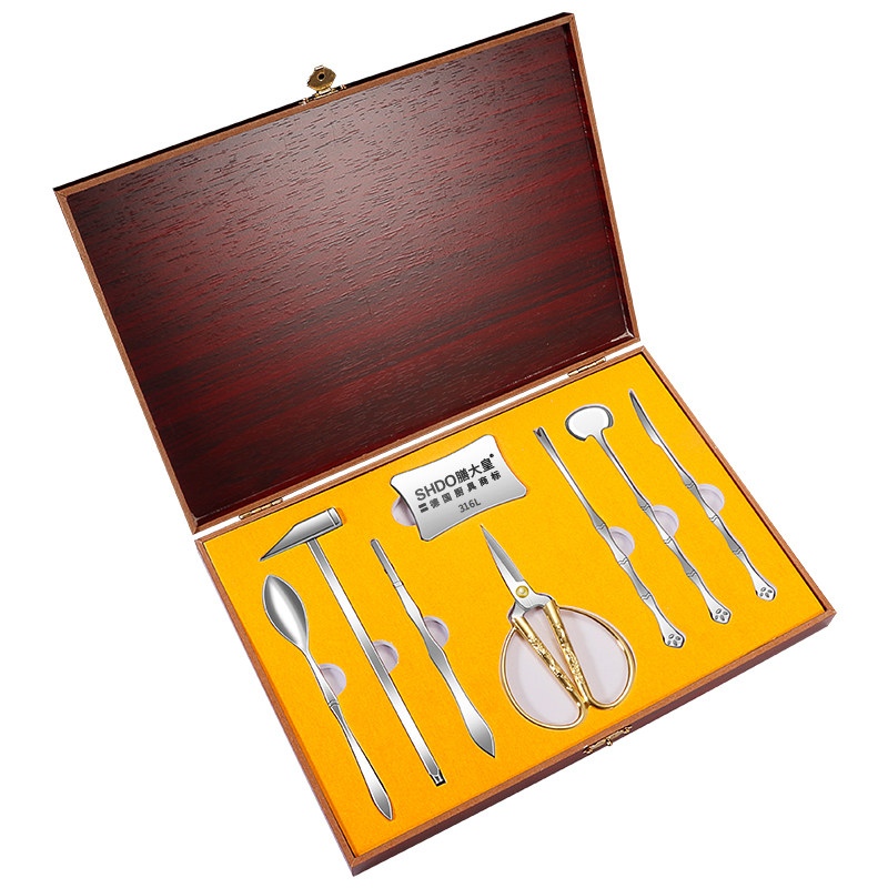 German Style King Crab Eight-Piece Stainless Steel Eating Tool Set for Home