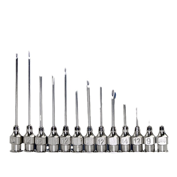 Veterinary stainless steel crown needle thick wall syringe | Gold crown ...