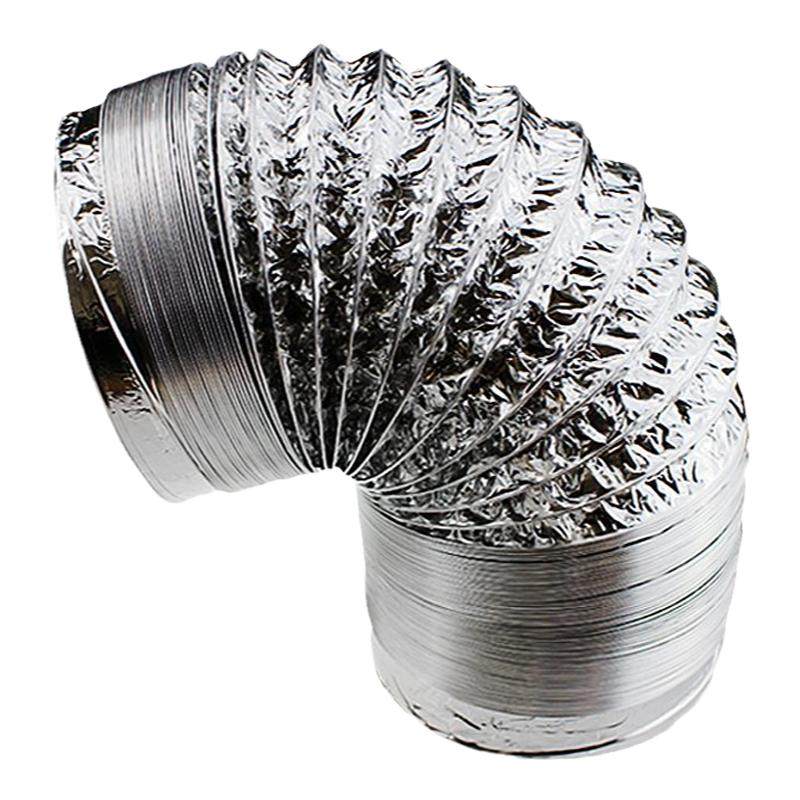 Exhaust Duct Thickened Corrugated Aluminum Foil Pipe for Bathroom ...