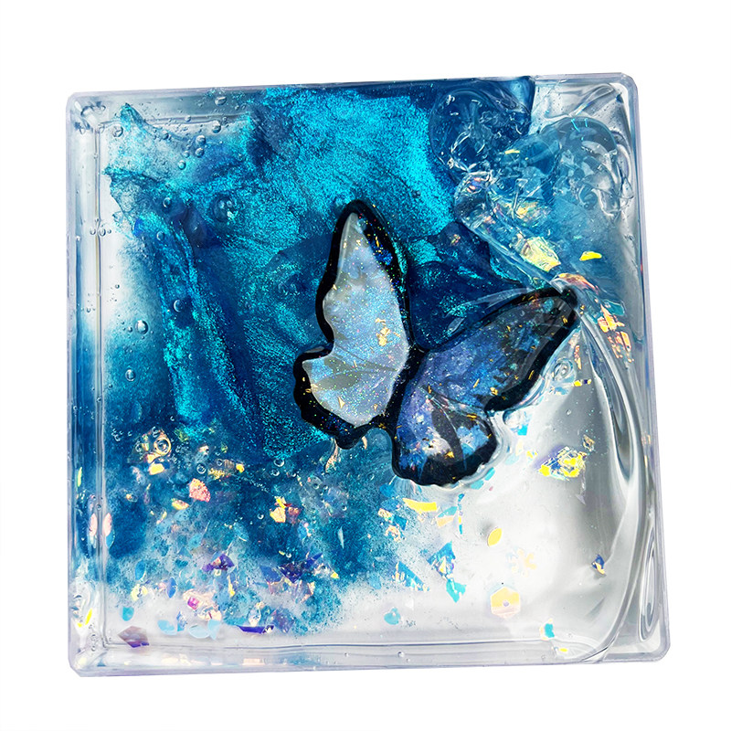Butterfly Chameleon Slime - Light Crystal Mud Foam Glue