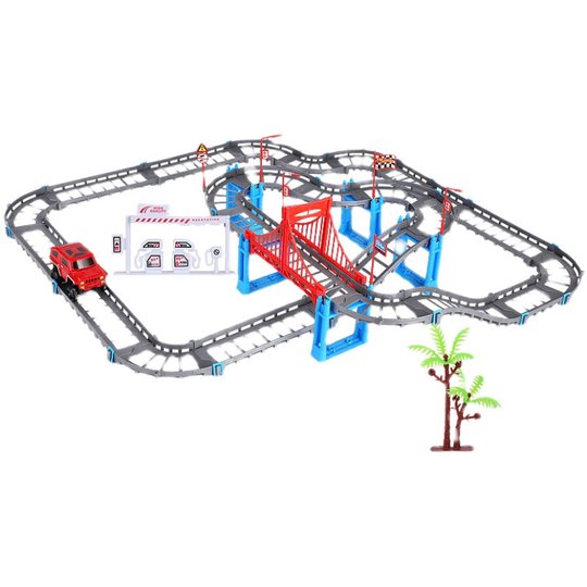 Children's Electric Track Car Toy Set | Puzzle Variety | DIY Train Set ...