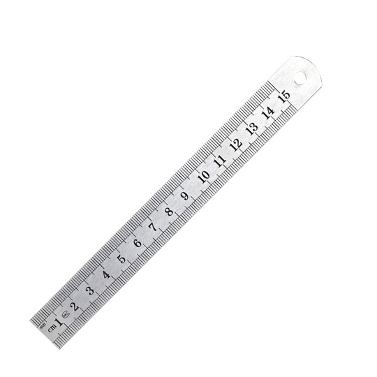 Precision Steel Ruler - 15cm for Accurate Measurements