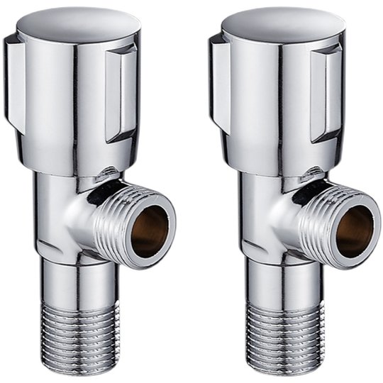 Brass Triangular Valve Water Heater Stop Valve - Cold and Hot Water ...