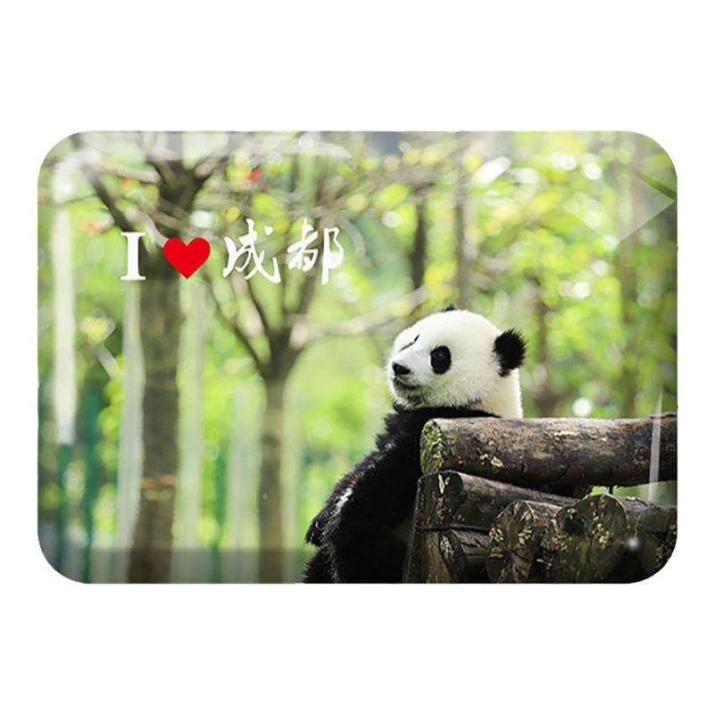 Chengdu Panda Refrigerator Decal - Cute National Treasure Scenery Gift