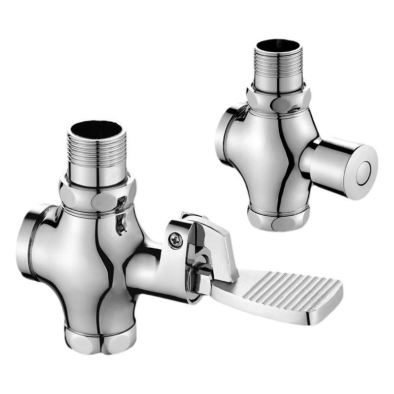 Foot-Operated Toilet Flush Valve Foot Valve Defecation Delay Toilet ...