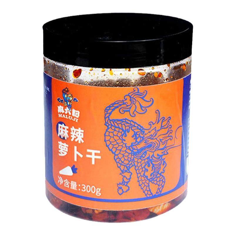 Ma Liuji Spicy Dried Radish - 300g x 2 Cans of Sichuan Radish - Crispy ...