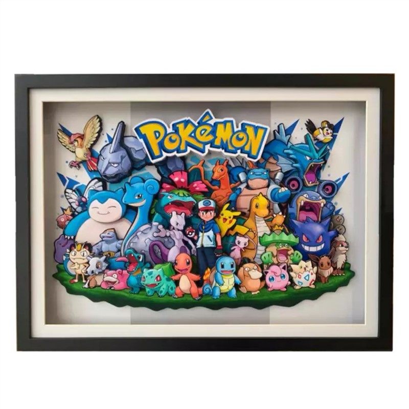 Pokémon Pikachu 3D Wall Art - Cartoon Décor