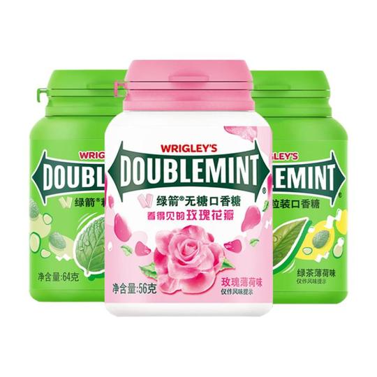 Chicle Wrigley's Doublemint Green Arrow - Menta Original, 64g