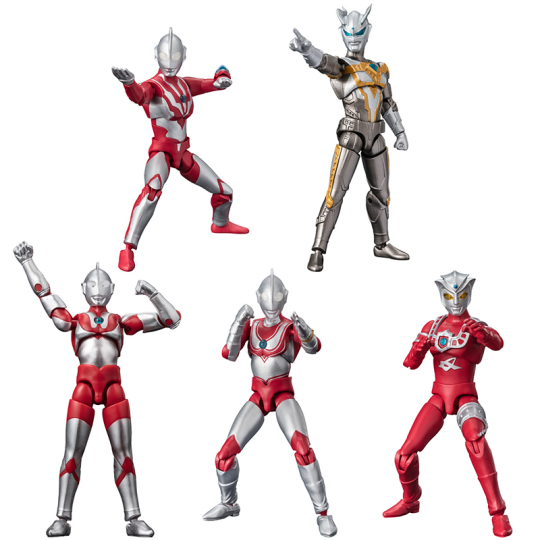 Spot bandai food play ultraman super 9 libut glory zero jack astra ...