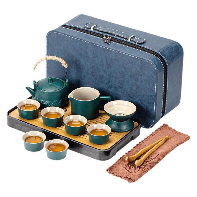 Portable Travel Tea Set - Japanese Style Kung Fu Teapot with Teacups ...