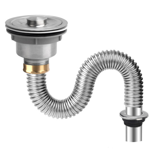 Kitchen Sink Water Pipe Fittings - Stainless Steel Single-Slot ...