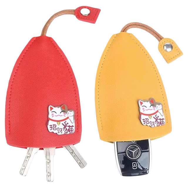 Car key bag creative pull-out cute female large capacity storage ...