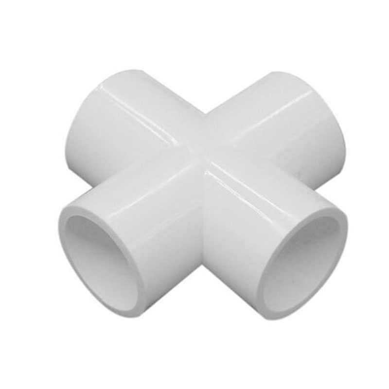 PVC Four-Way Water Supply Pipe Joint - 20, 25, 32, 40, 50, 63, 75, 90 ...