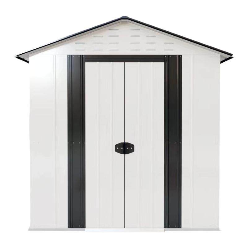 Outdoor Garden Storage Locker - Waterproof Steel Tool Shed
