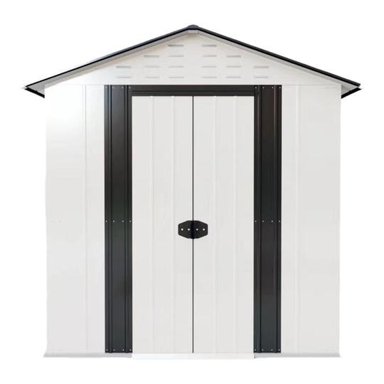 Outdoor Garden Storage Locker - Waterproof Steel Tool Shed
