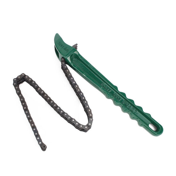 Industrial grade 12-inch heavy-duty oil grid double chain wrench ...