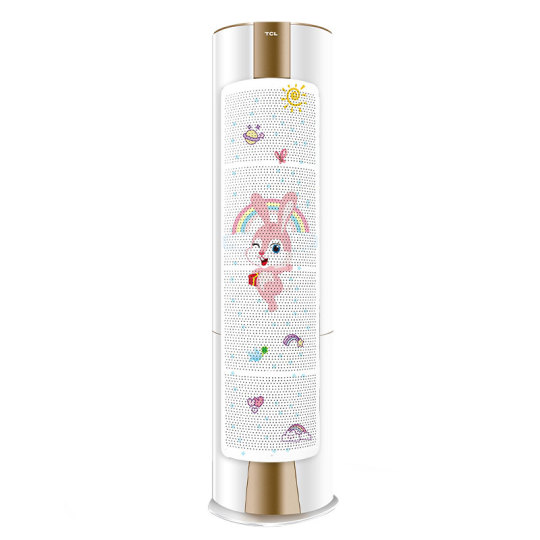 Air Conditioner Wind Shield - Vertical Cylinder - Plastic Air Guide