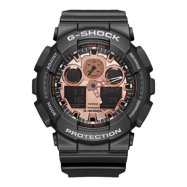 Casio watch men's G-SHOCK trendy camouflage cool dual display sports ...