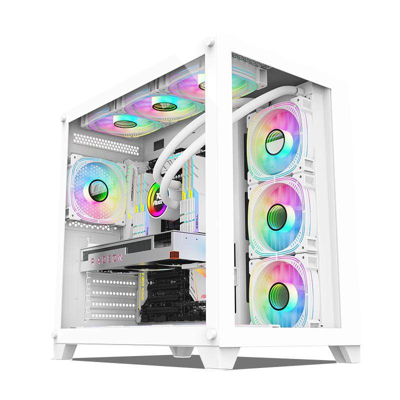 Evesky Sea View Room Pro Computer Chassis | ATX White Desktop Chassis
