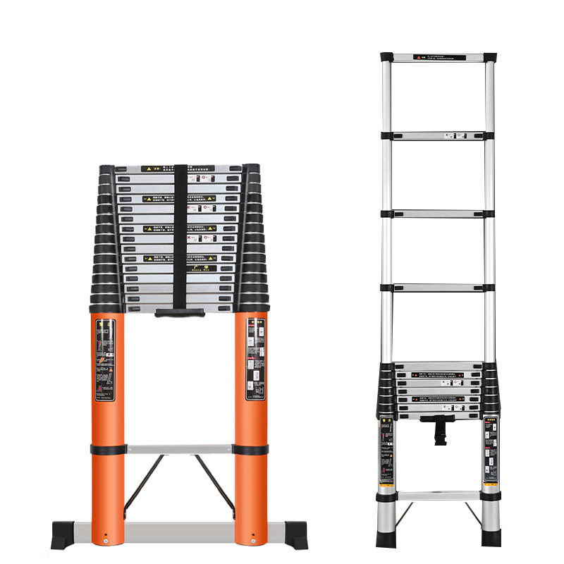 8 Meters Unmarked Telescopic Portable Cloud Ladder - Aluminum Alloy ...