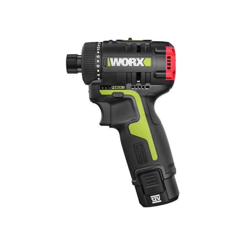 Brushless Electric Screwdriver with Lithium Battery - Rechargeable ...