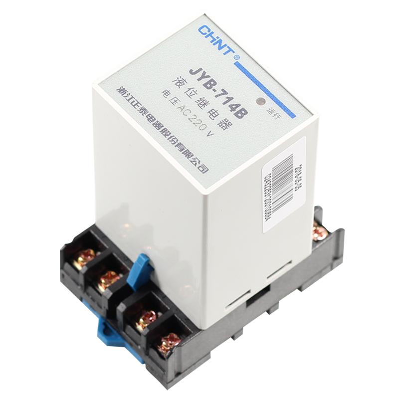 Contrôleur de Relais de Niveau de Liquide Chnt Jyb-714 220V/380V avec Base