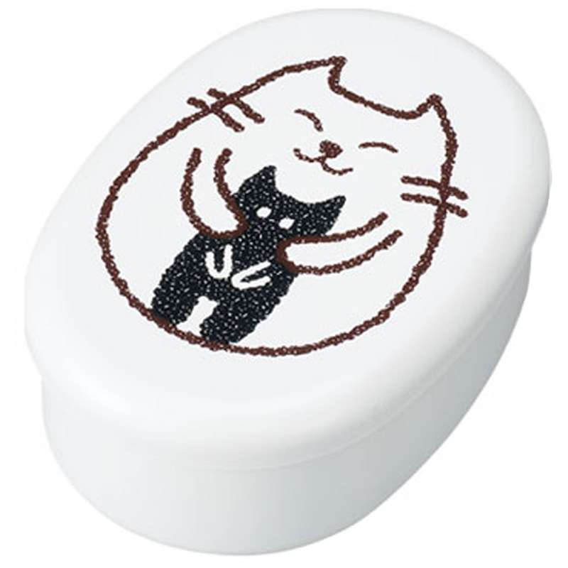 Hakoya Niedliche Katzen Lunchbox - 480ml Bento Box mit Mikrowellenfunktion