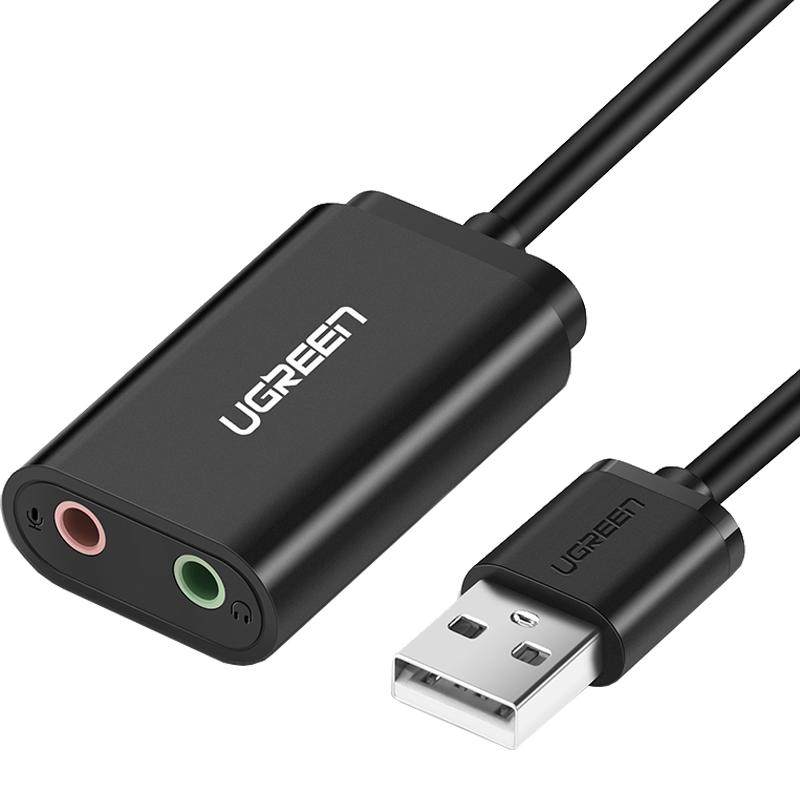 Greenlink usb kad bunyi komputer penukar fon kepala luaran 3.5 ke port ...