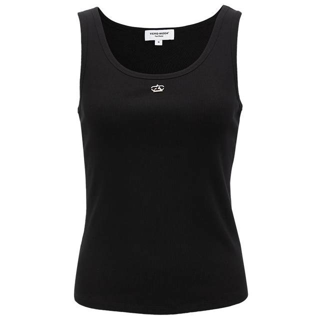 VERO MODA vest female 2024 summer new round collar self -cultivation ...