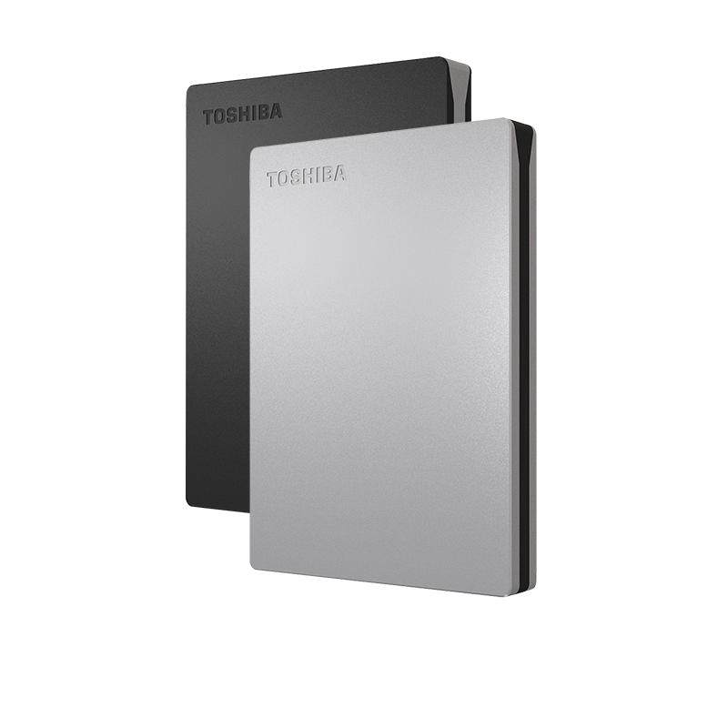 Toshiba Canvio Slim 2TB External Hard Drive - Portable USB 3.0 Metal ...