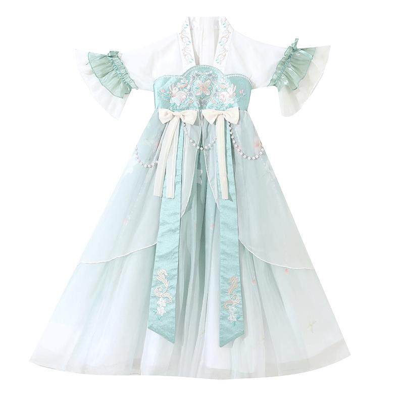 Disfraz antiguo para niña, vestido de princesa hanfu, falda de súper ...