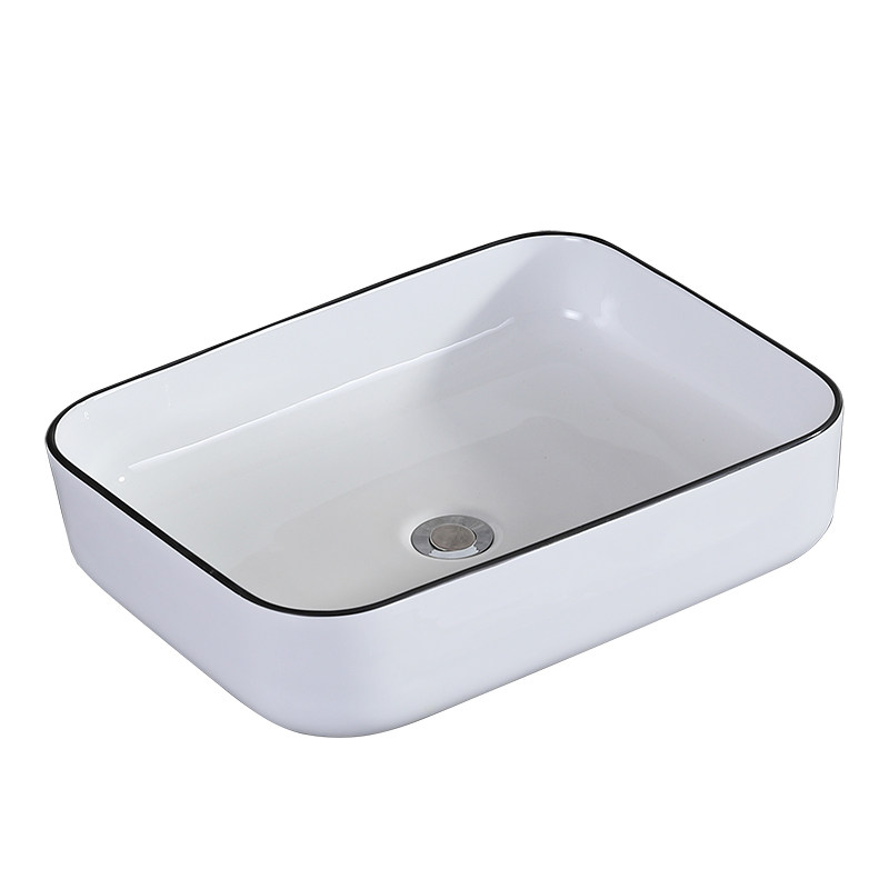 Square Ceramic Embedded Under-Counter Basin | Bathroom Wash Basin