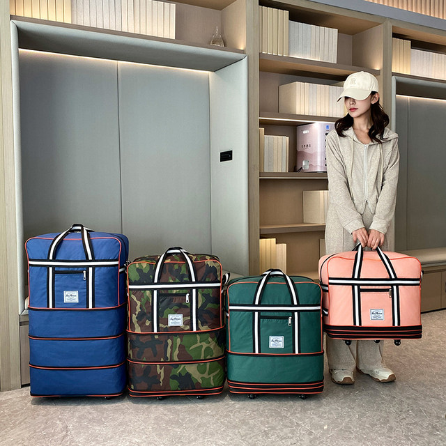 Travel bag 2024 new large capacity men's and women's universal wheel ...