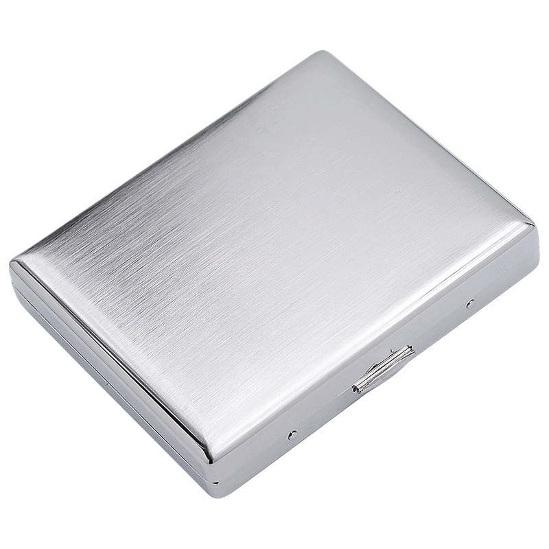 Kuboy Stainless Steel Cigarette Box - Portable Men's Thick High-End ...